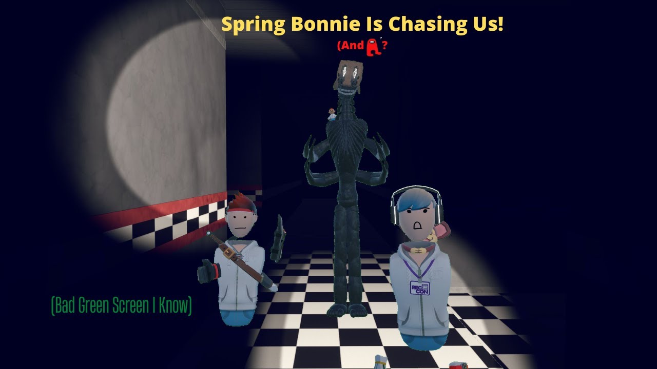 Spring Bonnie Is Chasing Us In Rec Room! w/@basketball7857 - YouTube