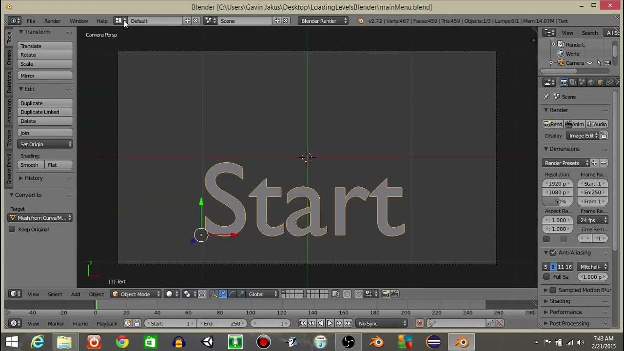 UPBGE - Loading Saved Levels Python - YouTube
