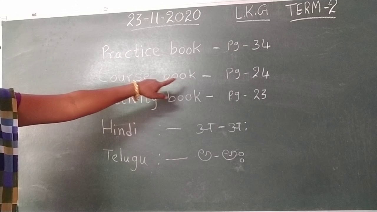 lkg class (23/11/2020)sri chaithanya play school. - YouTube