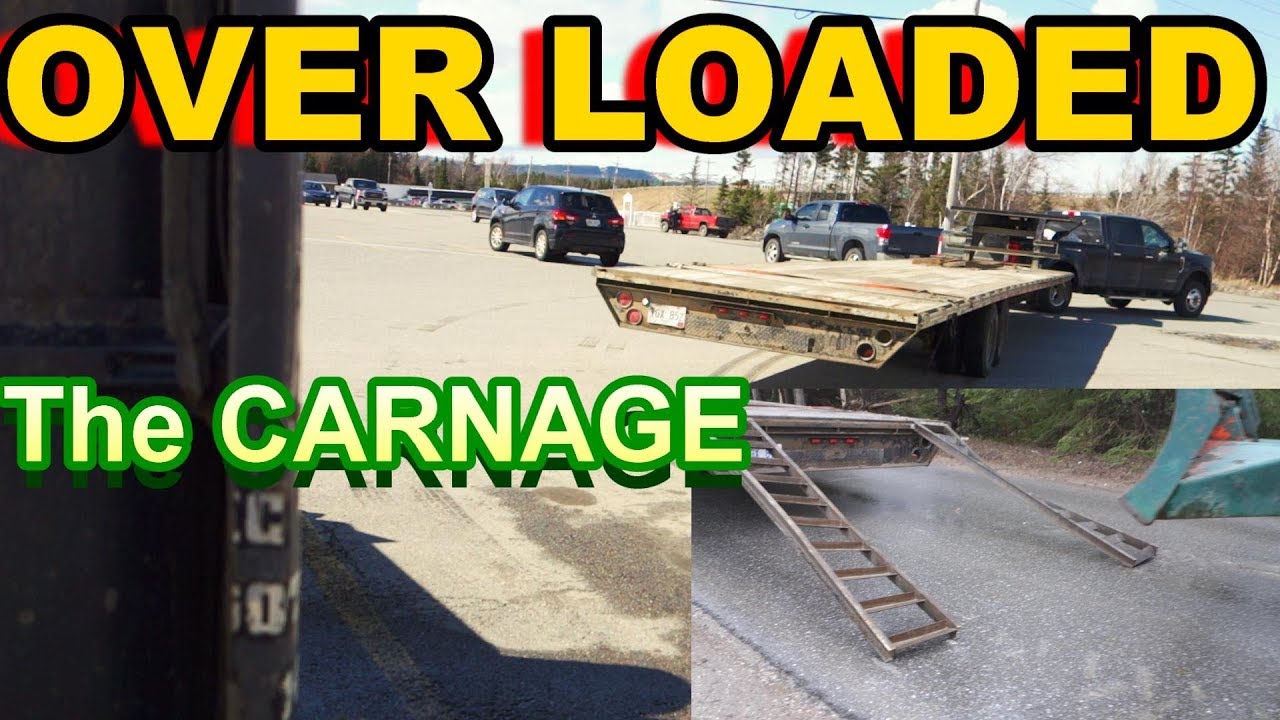 OVER LOADED Trailer--The Damage That FORCED me to SHUT DOWN my company ...
