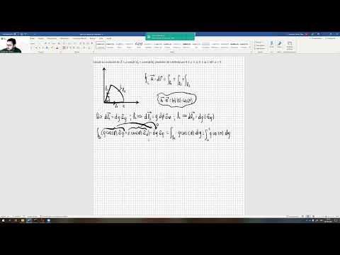 Ejercicio integral de línea - YouTube