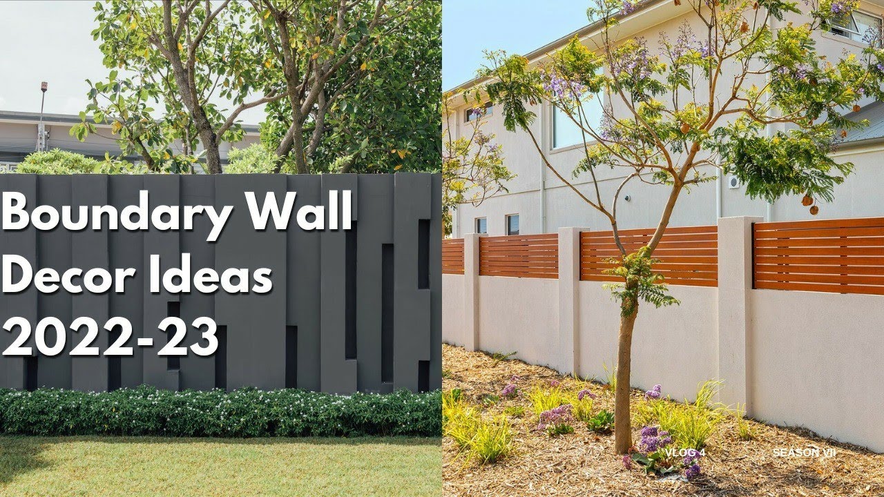 Latest Boundary Wall Design & Ideas 2022-23 | Exterior Decor |interior ...