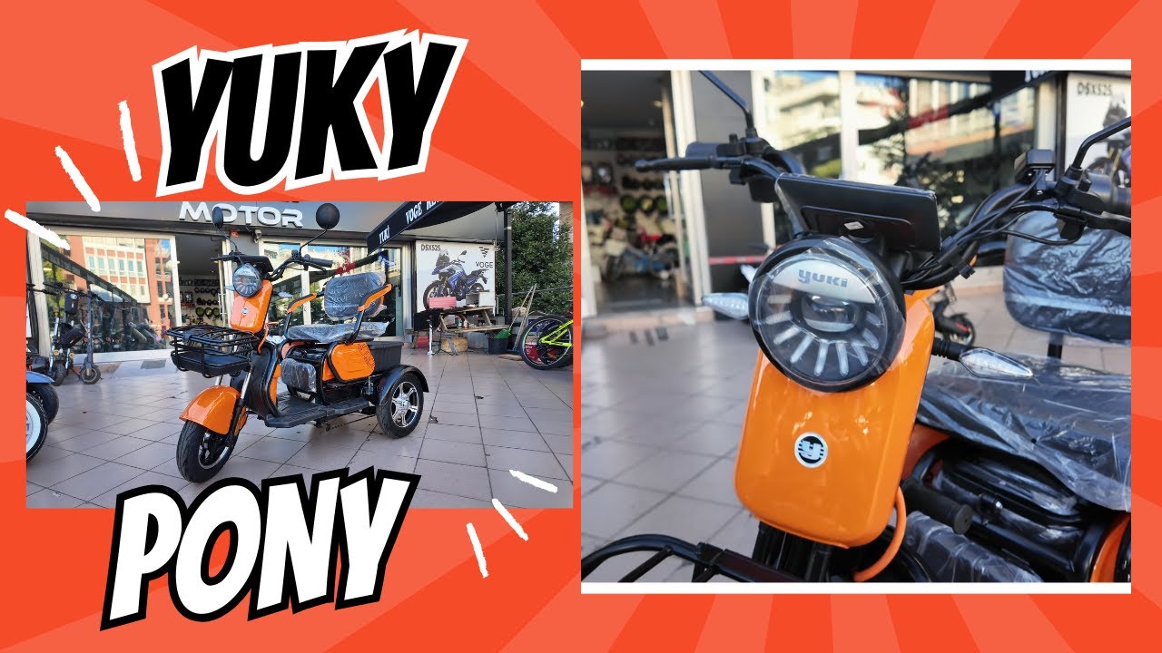 "Elektrikli ve Üç Tekerlekli! Yuky Pony.. - YouTube