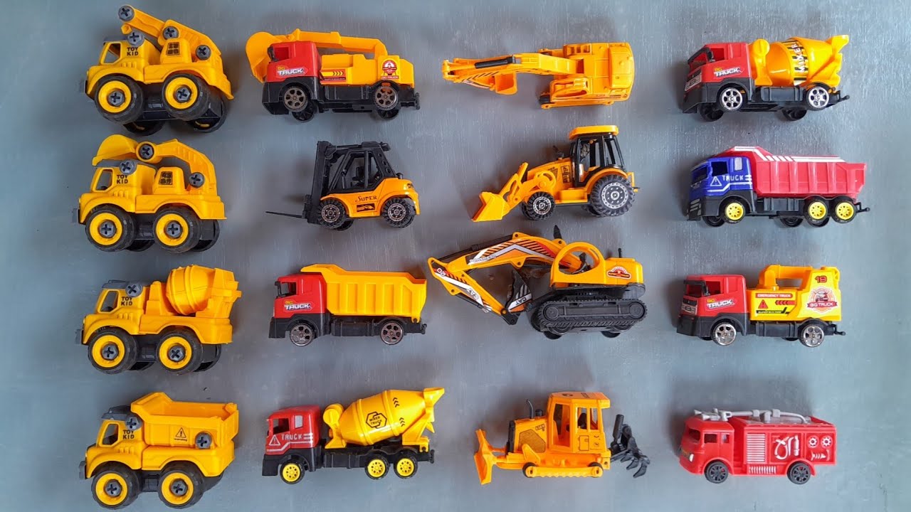 Mobil bulldozer salender power clip mobil derek truk molen dump truk ...