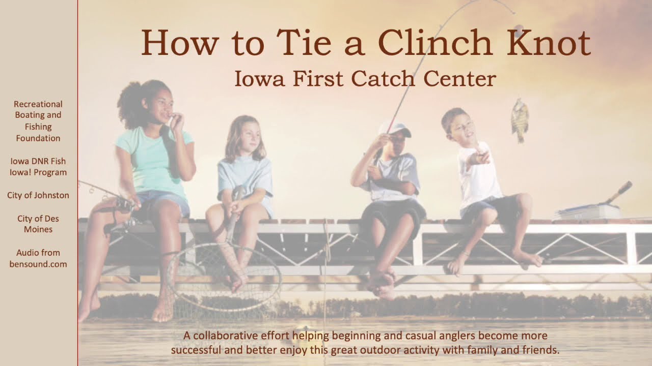 How to Tie a Clinch Knot - YouTube