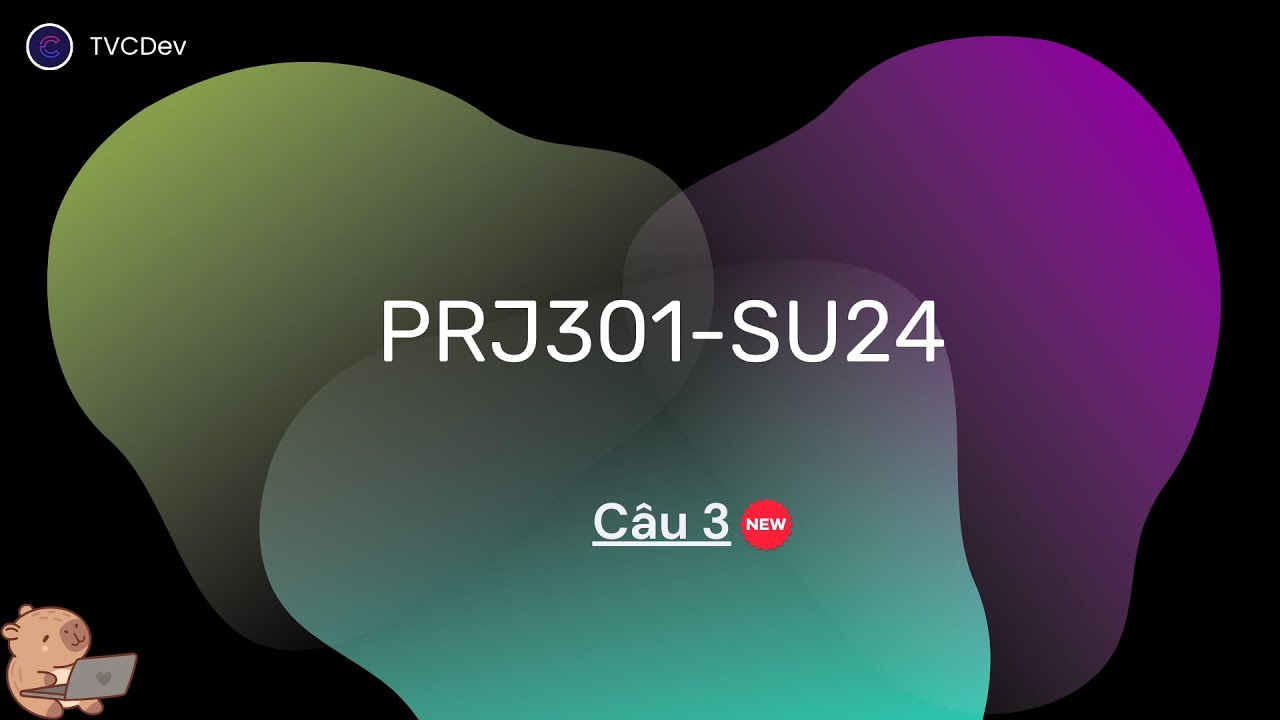 Giải đề PE Prj301 | Summer 2024 | Q3 - YouTube