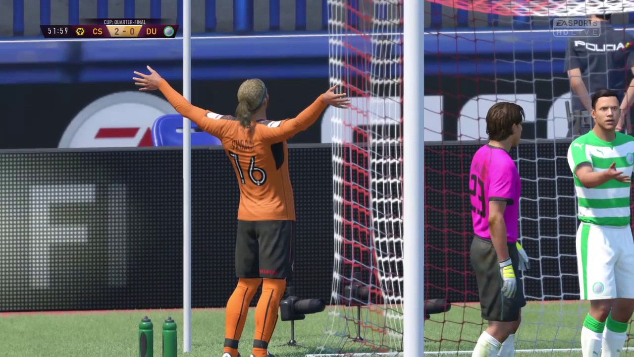 FIFA 17 WTF Kad scores a header - YouTube