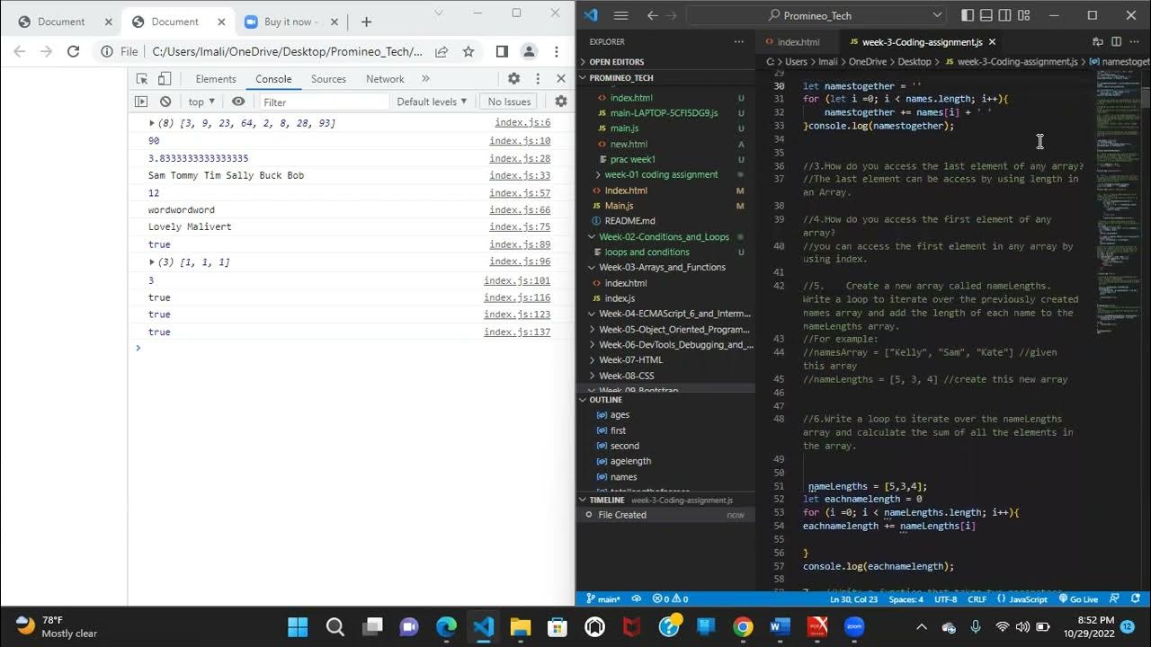 Week 3 Coding Assignment - YouTube