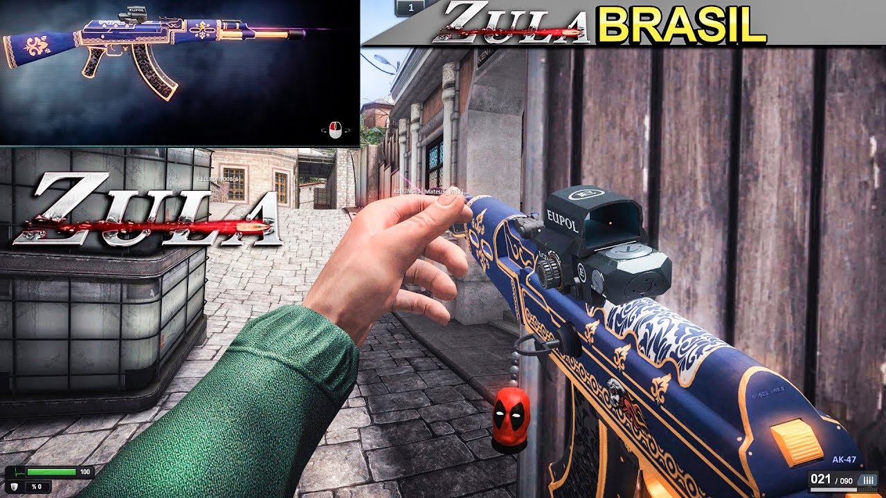 Zula Brasil: AK47 Skin Royal - YouTube