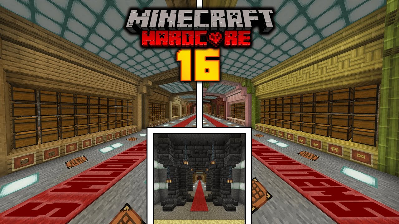 5 Million wood storage in Hardcore Minecraft (#16) - YouTube