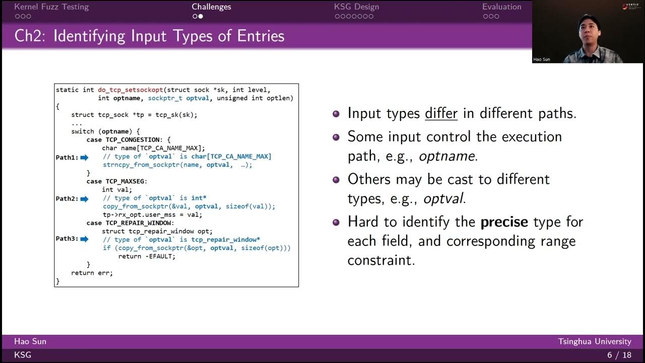 USENIX ATC '22 - KSG: Augmenting Kernel Fuzzing with System Call Specification Generation - YouTube