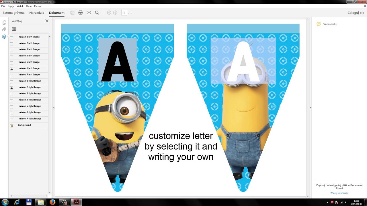 How to edit pdf banner - YouTube