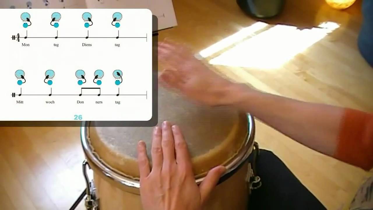 CONGA LERNEN - Floating Technik (TIP und HEEL) - S. 24 - 35 - YouTube