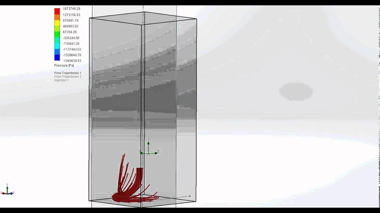 Regenerative cooling flow simulation - YouTube