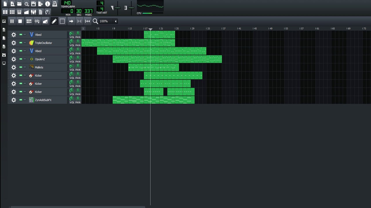 The first song I created (LMMS Song) - YouTube