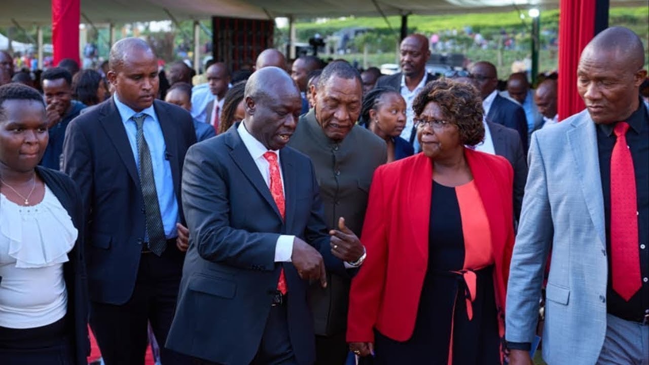 LIVE: Ex Dp Gachagua and his troops attends Church Service ACK Holy ...