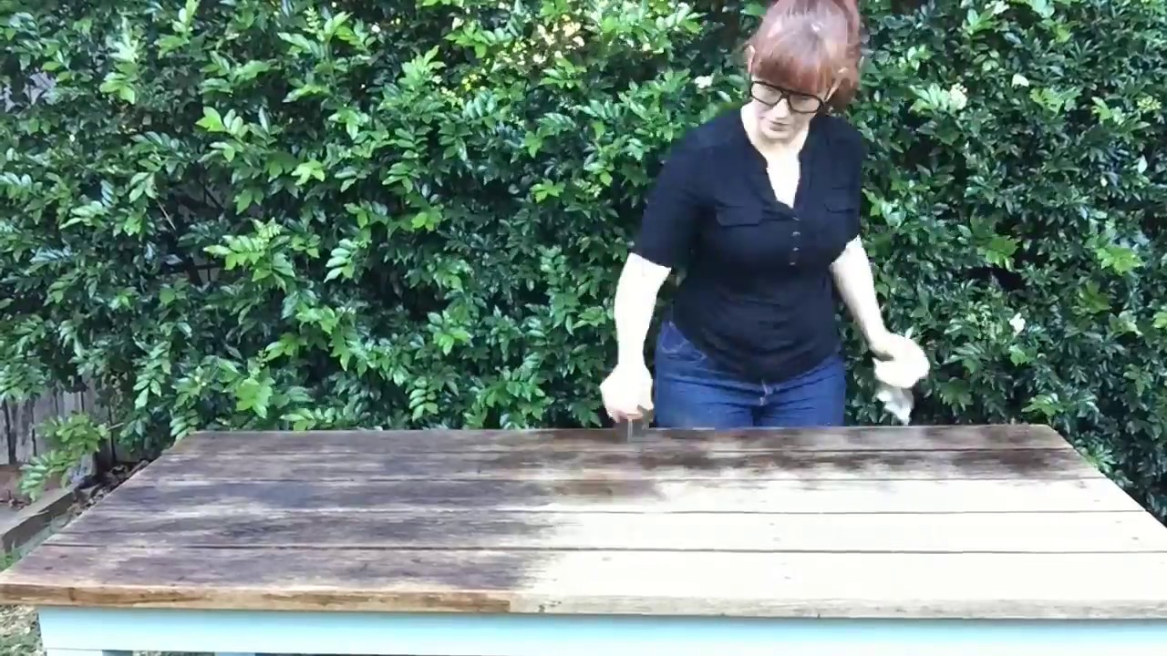 HOW TO Revamp an Outdoor Table - YouTube