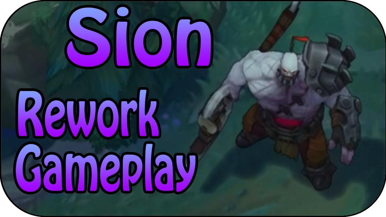 Sion Rework - New Sion Jungle Full Gameplay - YouTube