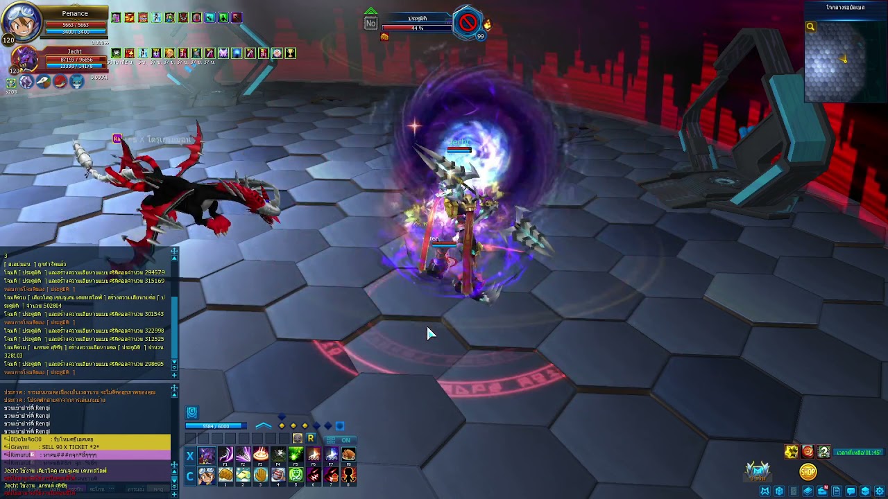 Digimon Masters Online (Thailand) Craniamon X solo Royal base - YouTube
