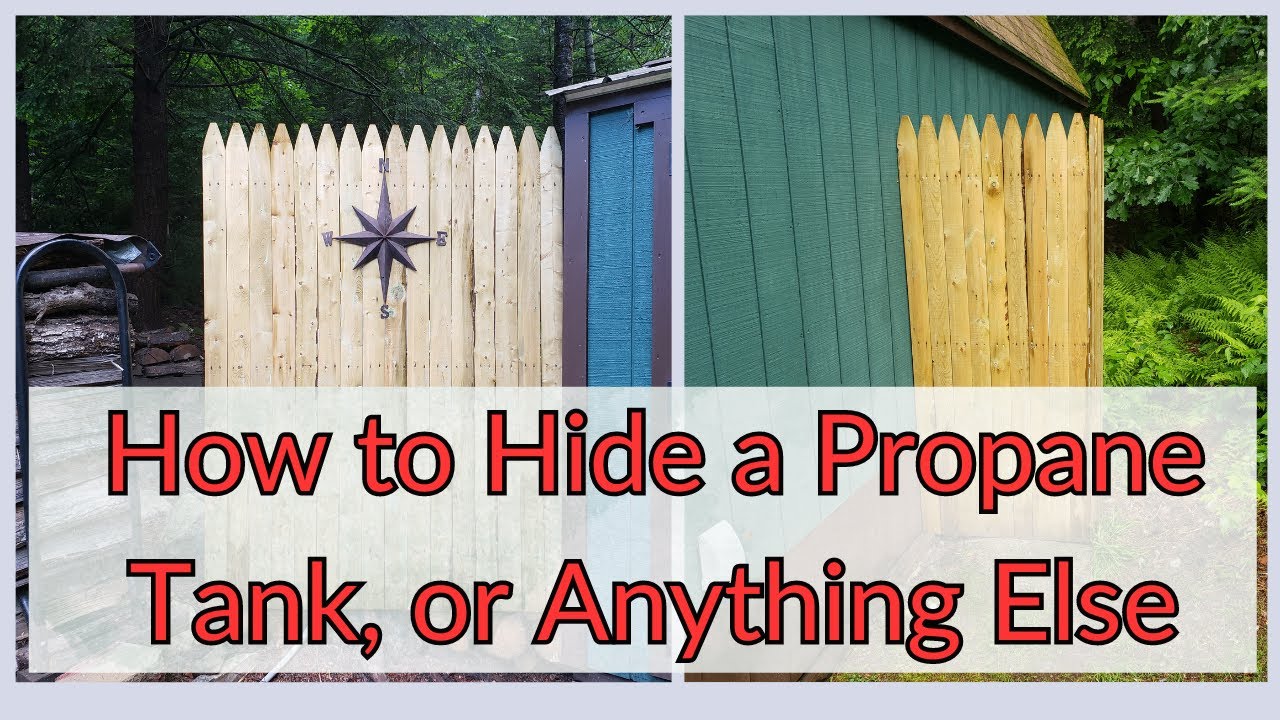 𝐇𝐨𝐰 𝐭𝐨 𝐇𝐢𝐝𝐞 𝐚 𝐏𝐫𝐨𝐩𝐚𝐧𝐞 𝐓𝐚𝐧𝐤 𝐨𝐫 𝐀𝐧𝐲𝐭𝐡𝐢𝐧𝐠 𝐄𝐥𝐬𝐞 - YouTube