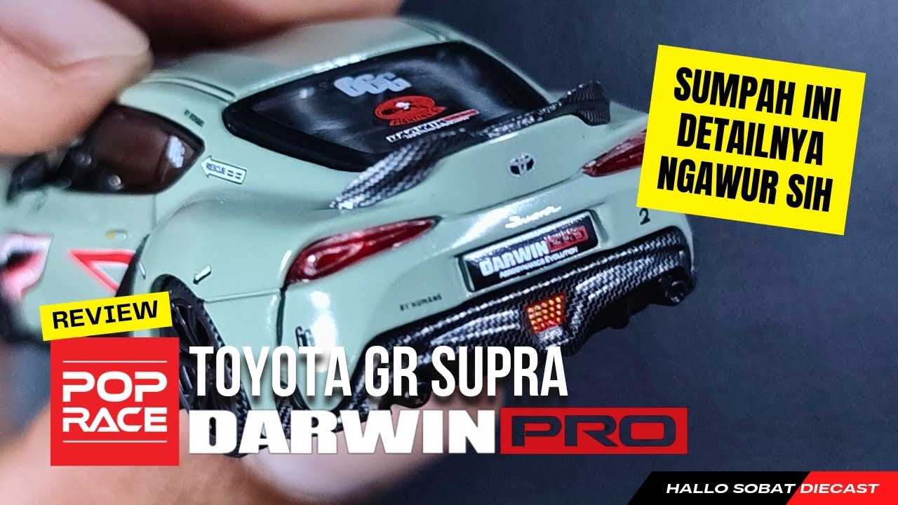 BENERAN NGAWUR DETAILNYA‼️ | POP RACE TOYOTA GR SUPRA DARWINPRO - YouTube