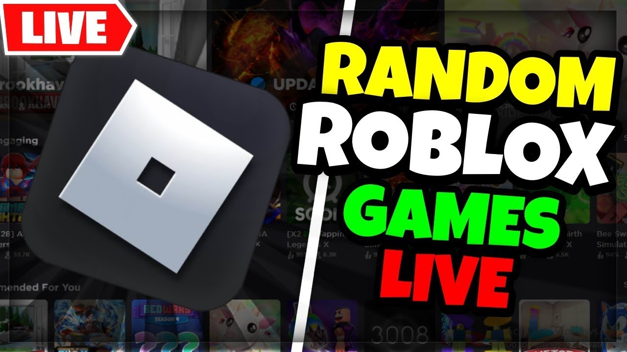 Streaming Random ROBLOX GAMES With VIEWERS - YouTube