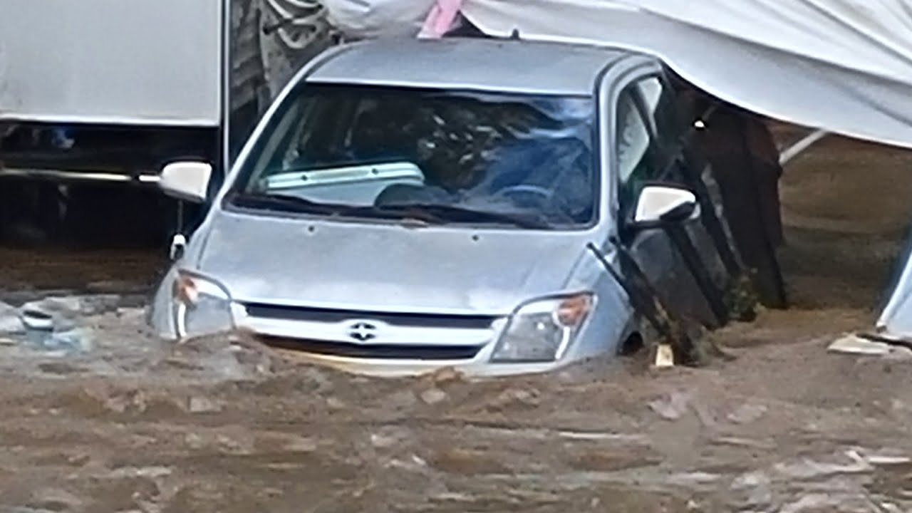 NC Flash Flood Evacuation! - YouTube