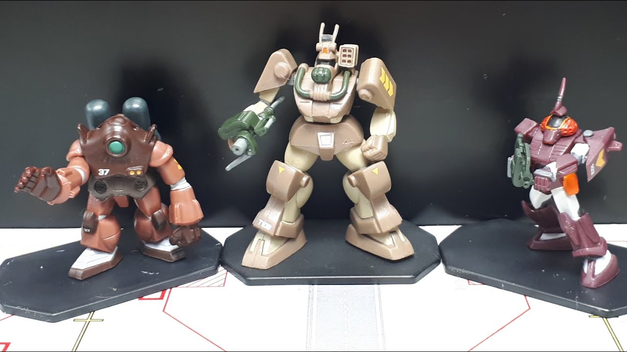 Dougram: Bushman, Mackerel, Blockhead, by CM's Mini Figure Selection ...