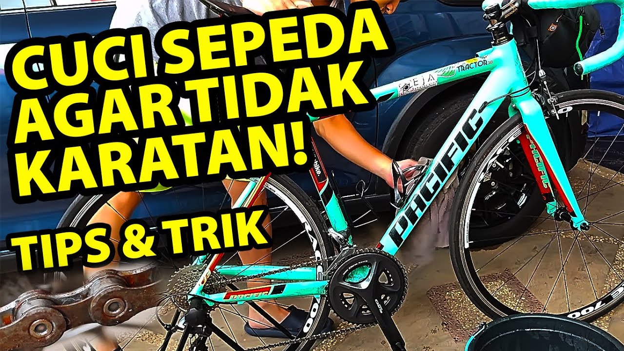 Cara Mencuci Sepeda Agar Tidak Mudah Berkarat - YouTube