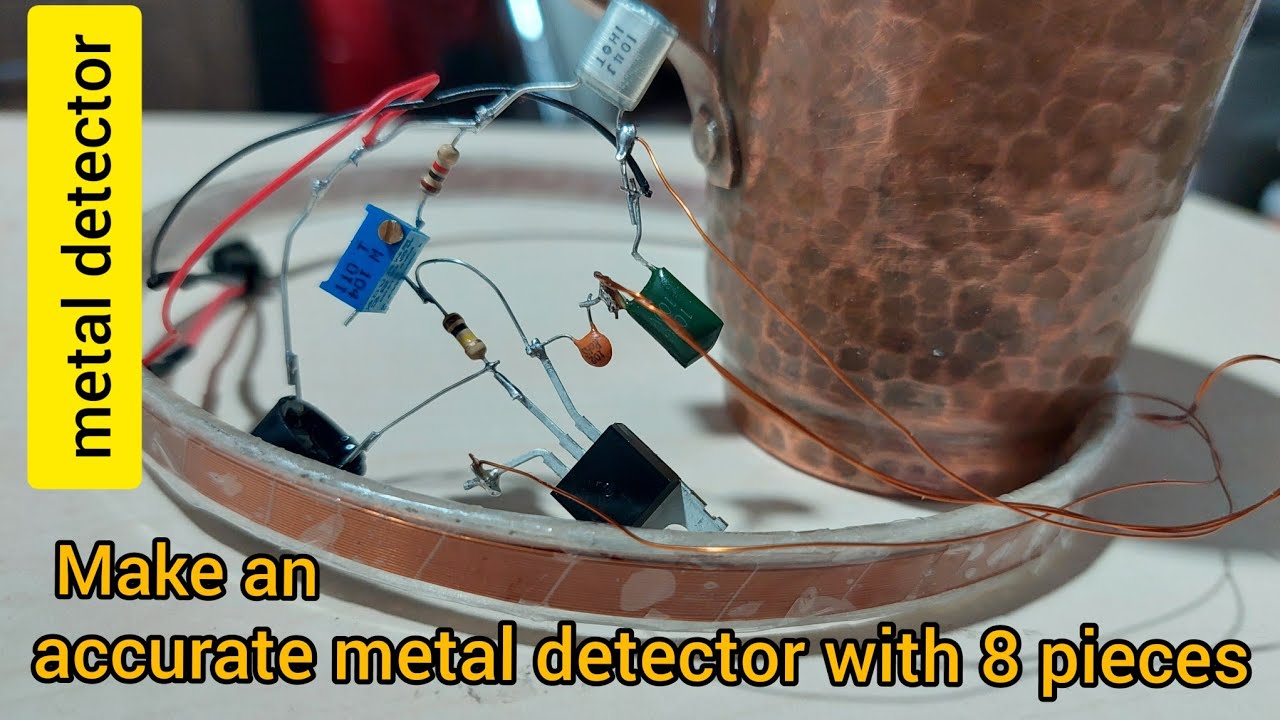 How to make a simple and powerful metal detector with 1 transistor ...