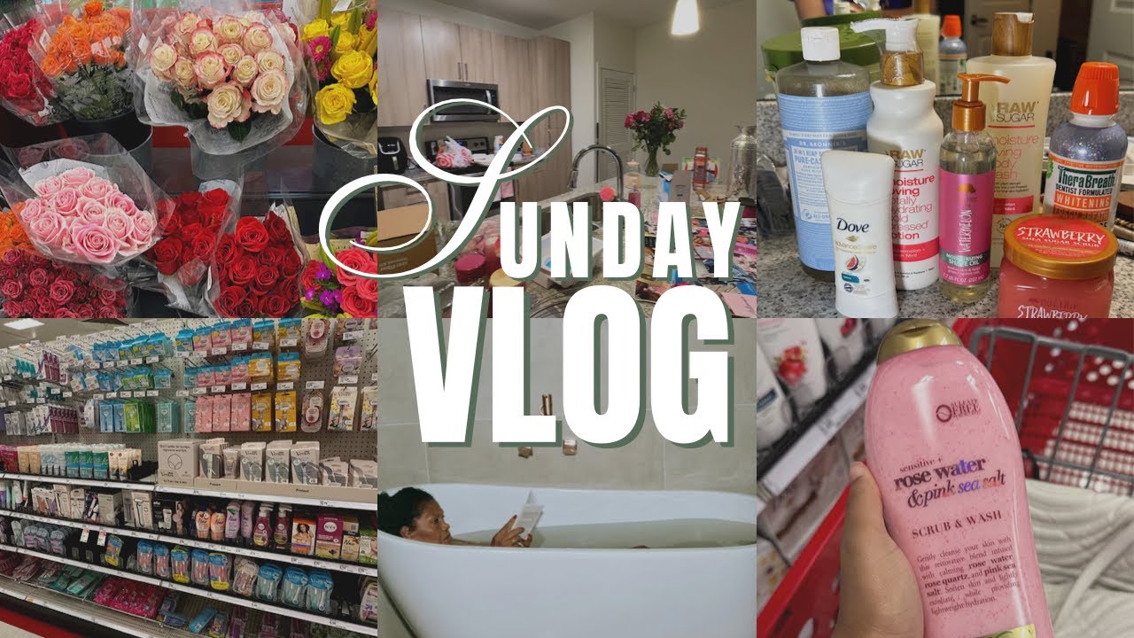 SUNDAY VLOG: Make Up + Hygiene Shopping + Sunday Reset - YouTube