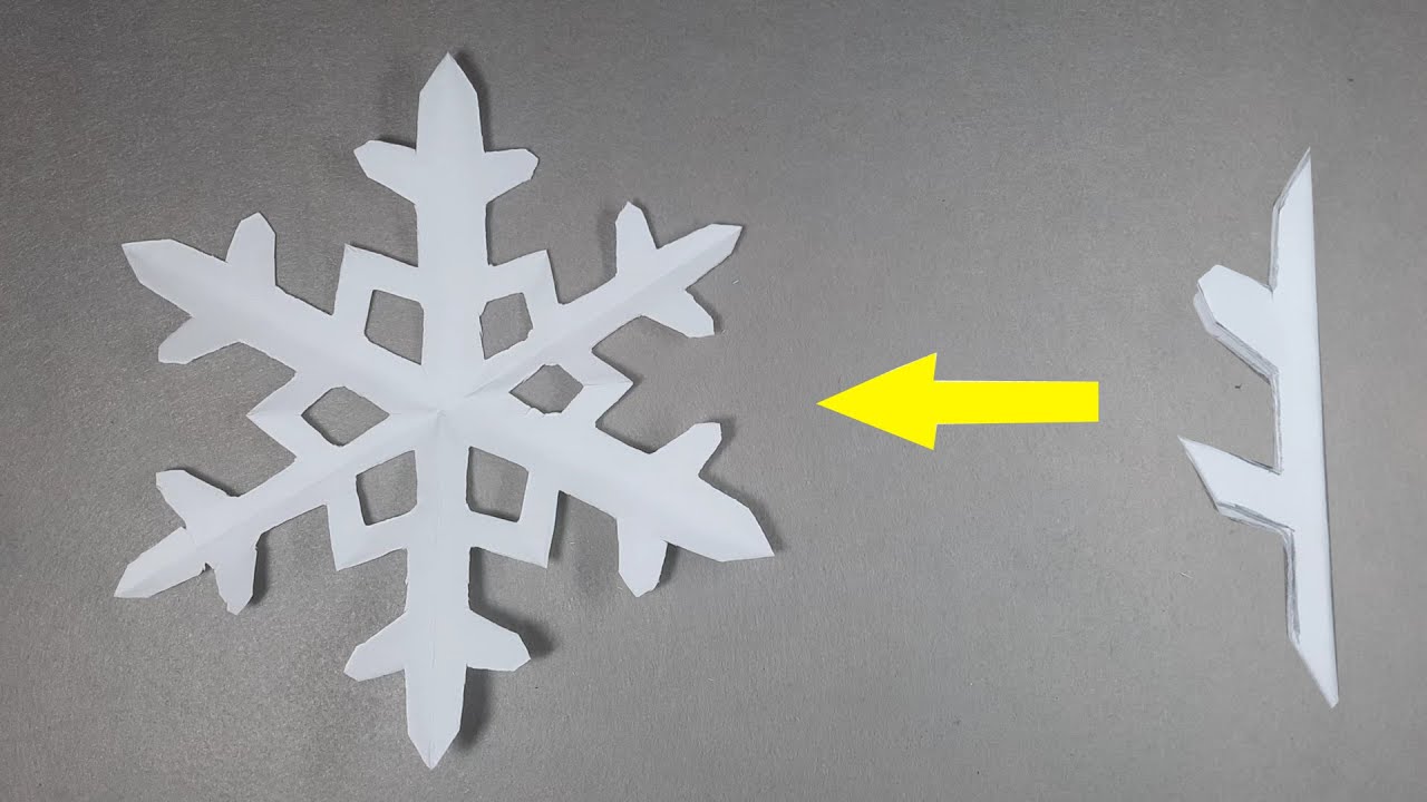 Paper Snowflakes | How to make Snowflakes out of paper | Easy Paper ...