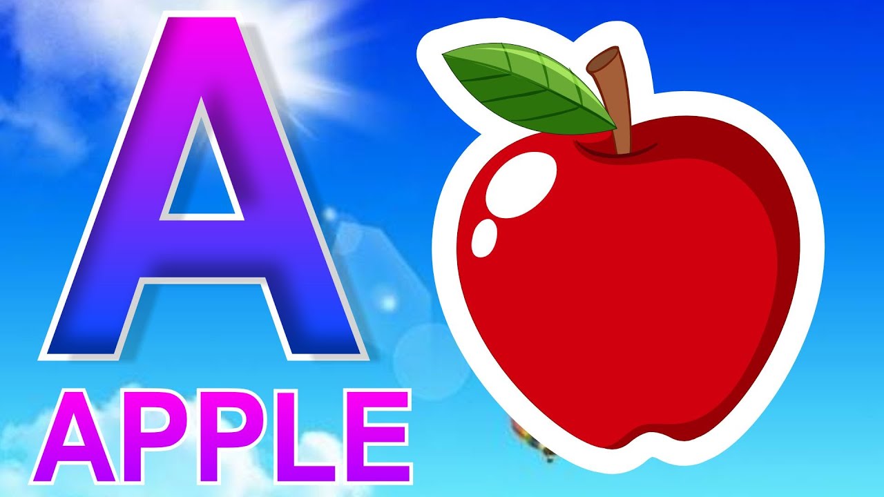 A for apple b for ball, abcd, phonics song, hindi varnamala, a se anar ...