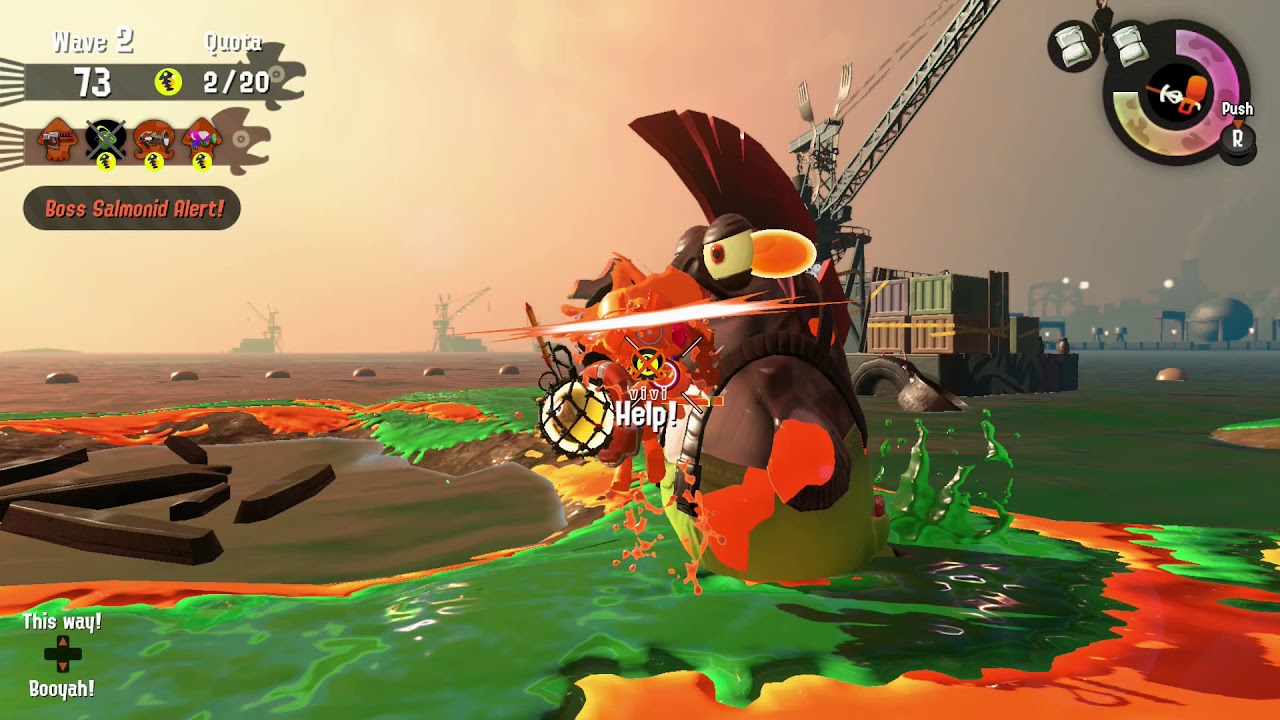 Salmonid Bosses and their Golden Eggs - Salmon Run Mode | SPLATOON 2 ...