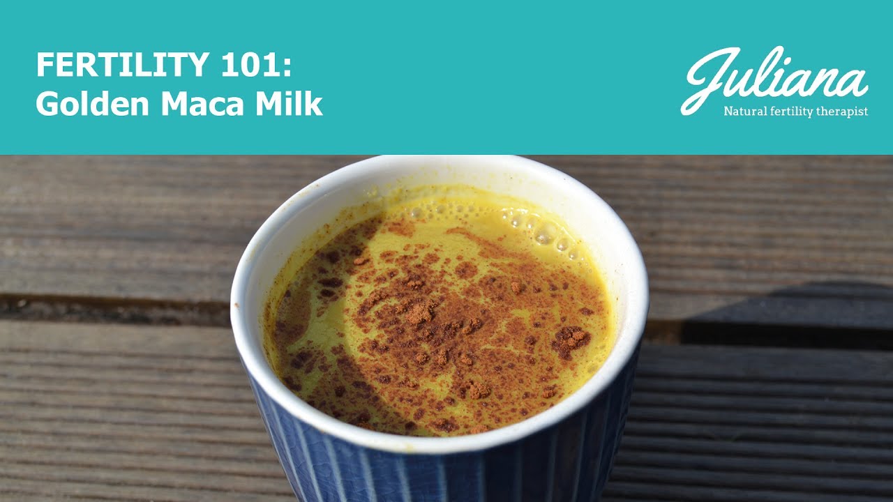 Fertility 101: Golden Maca Milk - YouTube