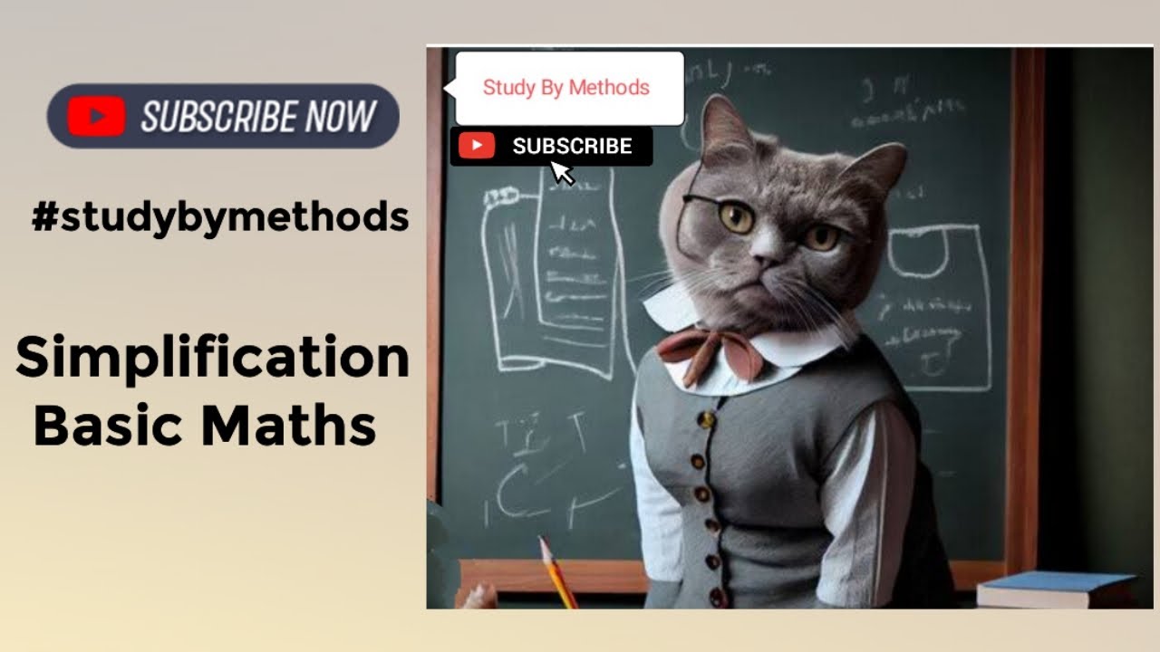 Simplification | Basic Maths | Maths | Must Watch | #studybymethods ...