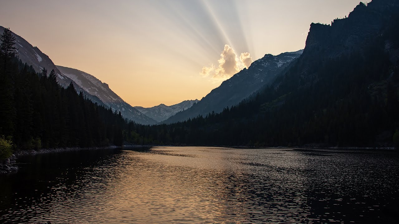 Backpacking Montana's Bitterroot Mountains : Fred Burr Reservoir - YouTube