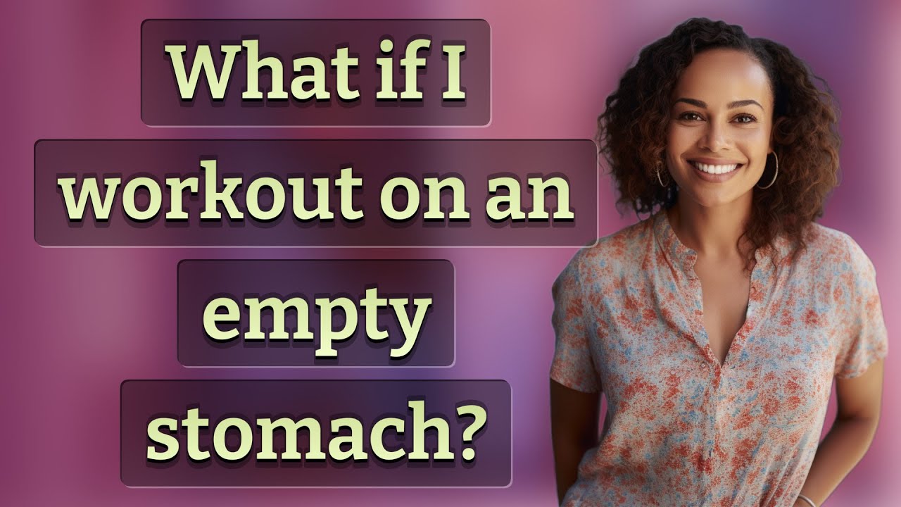 What if I workout on an empty stomach? - YouTube