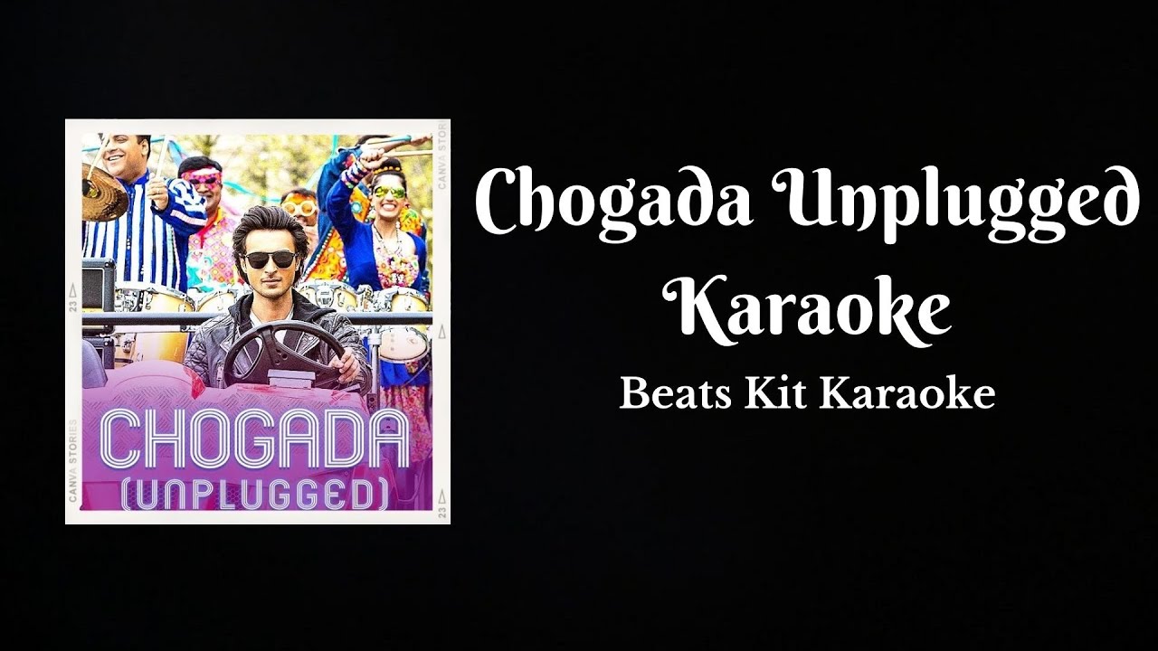 Chogada Unplugged Karaoke | Lyrics | Darshan Raval | Loveratri - YouTube