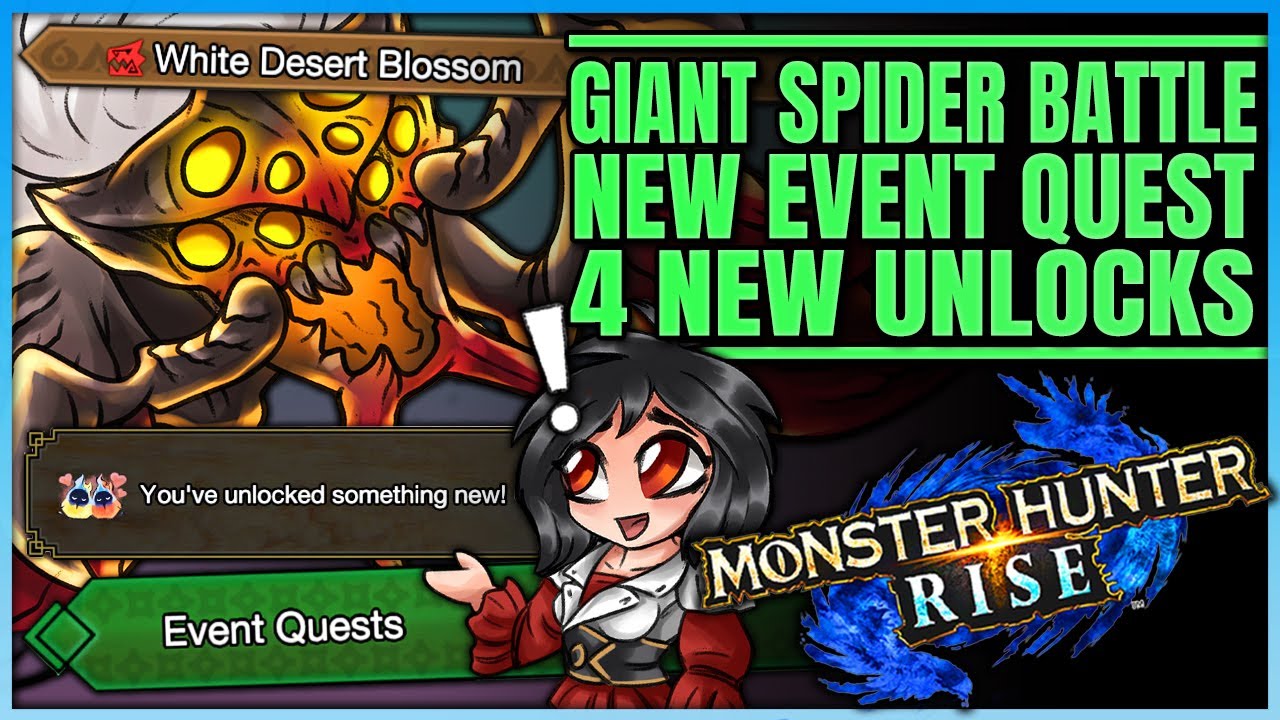NEW RISE EVENT QUEST - New Giant Spider Hunt - 4 New Unlocks - Full ...