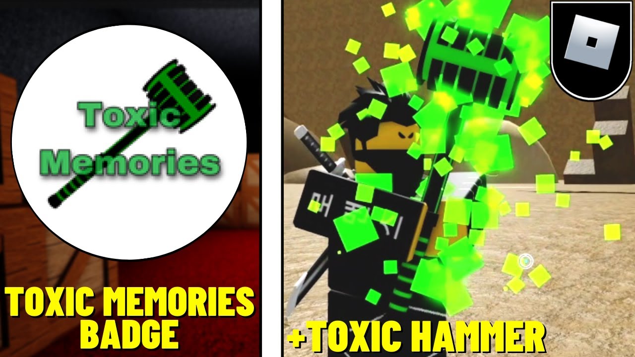 How to get TOXIC MEMORIES BADGE + TOXIC HAMMER in MEGA BOSS SURVIVAL (ROBLOX) - YouTube