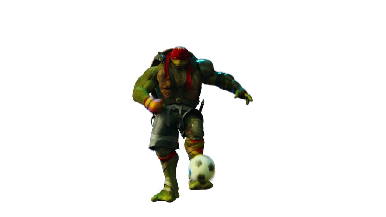Ninja Turtles 2 : Raph joue au football - YouTube