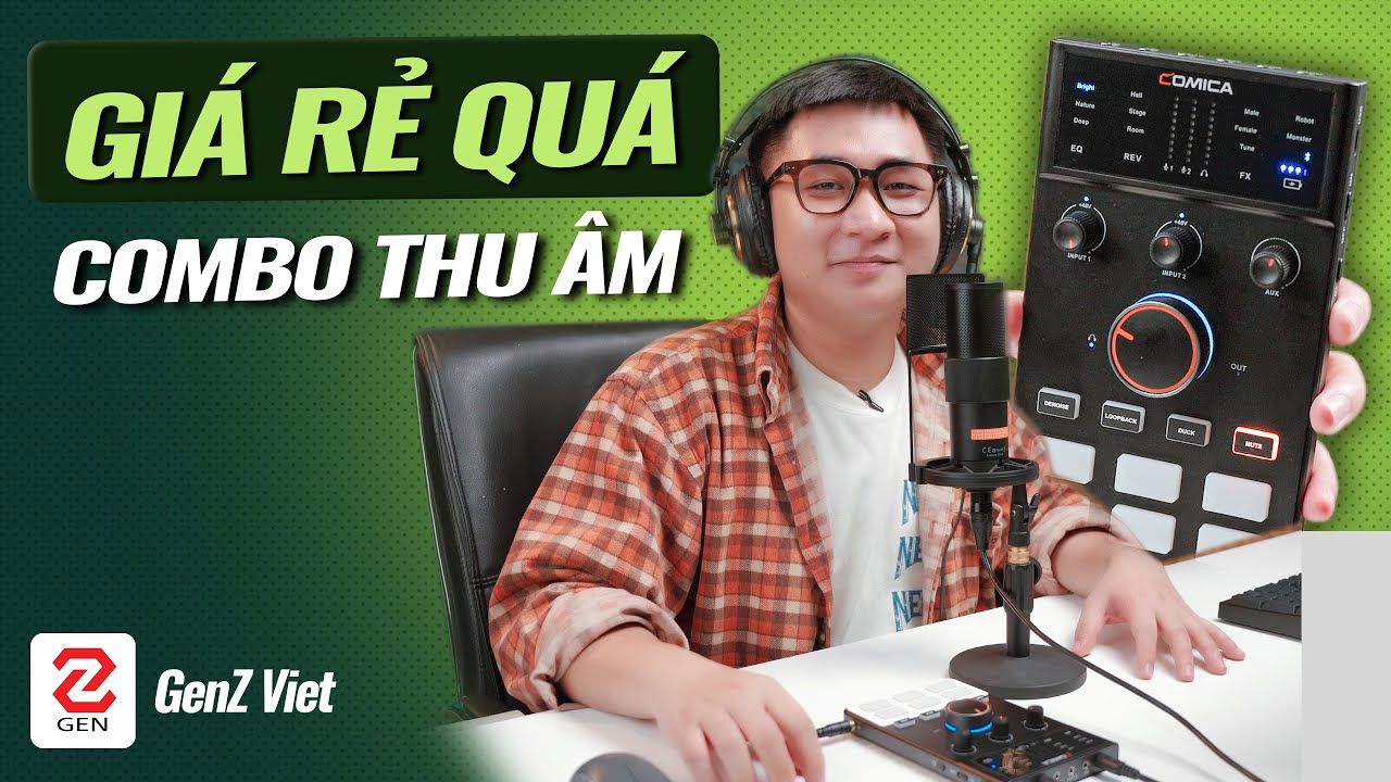 Combo làm streamer giá chỉ hơn 3 triệu của Comica có gì? (Comica ...