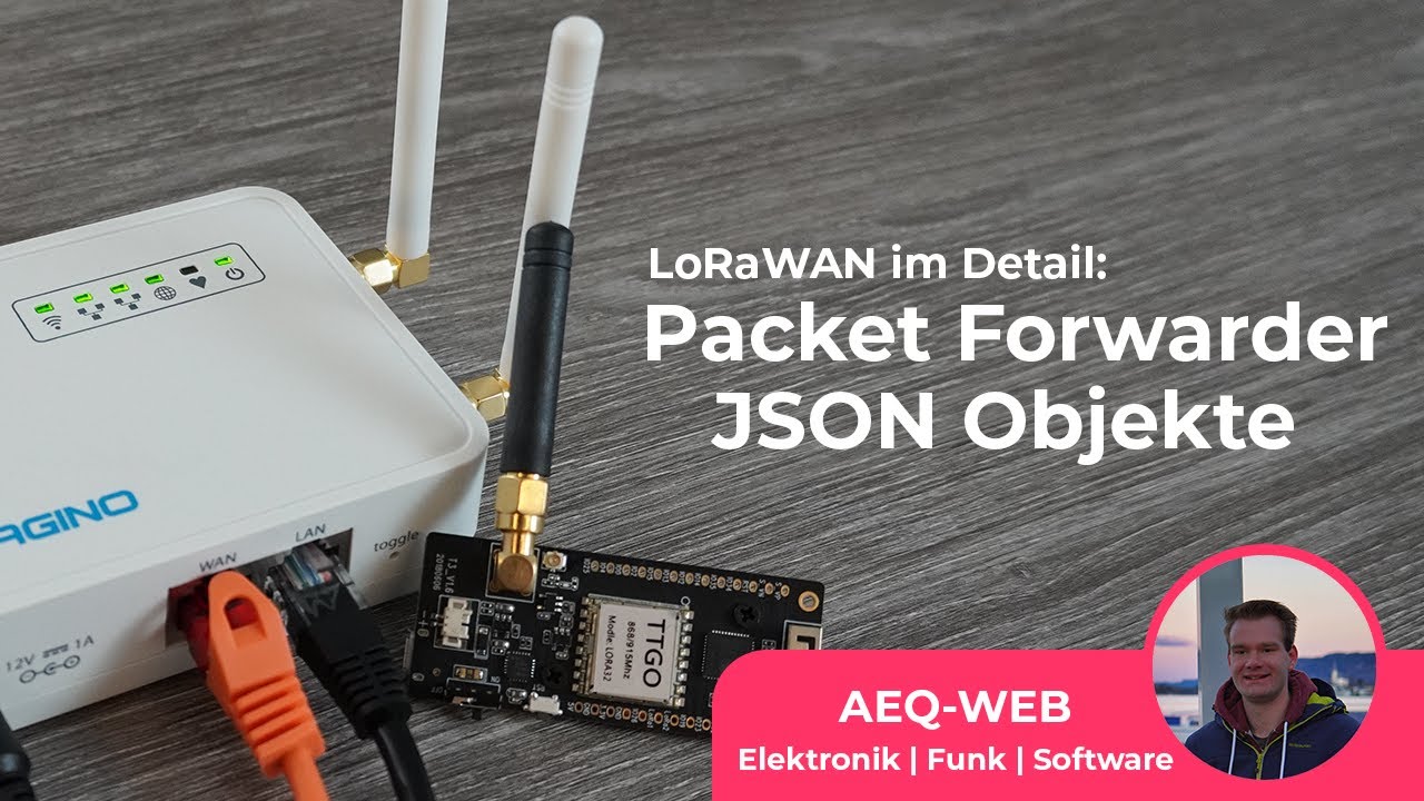 Die vier JSON-Objekte vom LoRaWAN UDP Packet Forwarder einfach erklärt - YouTube