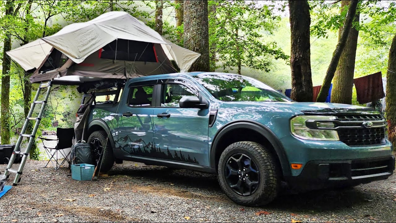 Ford Maverick Overland Camping in North Georgia | Chattahoochee-Ocanee ...