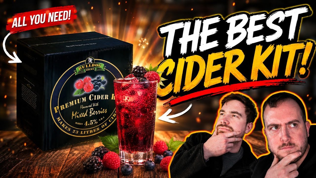 THE BEST HOMEBREW CIDER KIT? | BULLDOG CIDER | MIXED BERRY | HOMEBREW ...