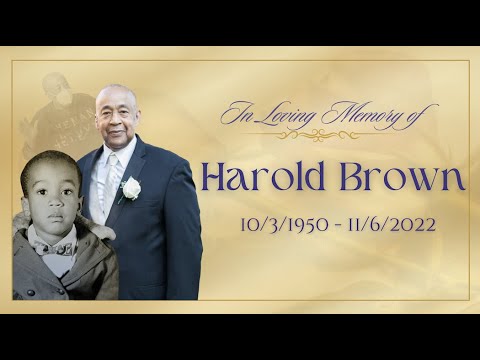 Harold Lee Lockhart Brown Memorial Tribute - YouTube