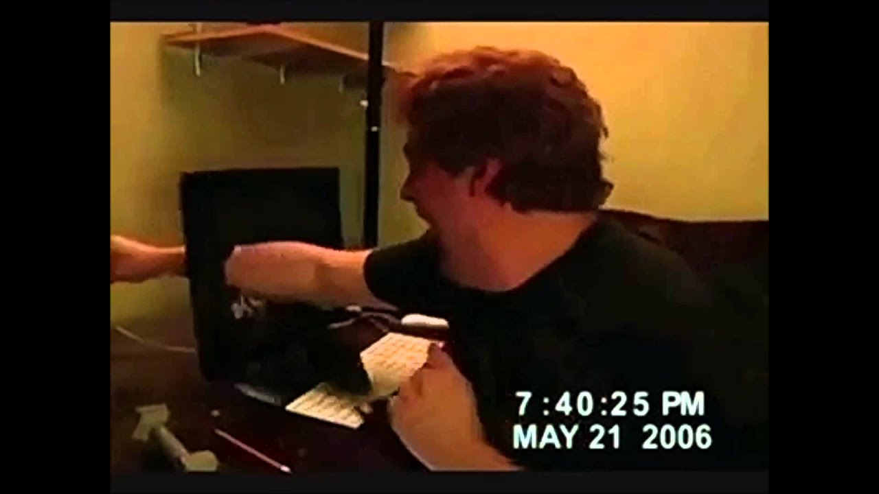 computer rage - YouTube