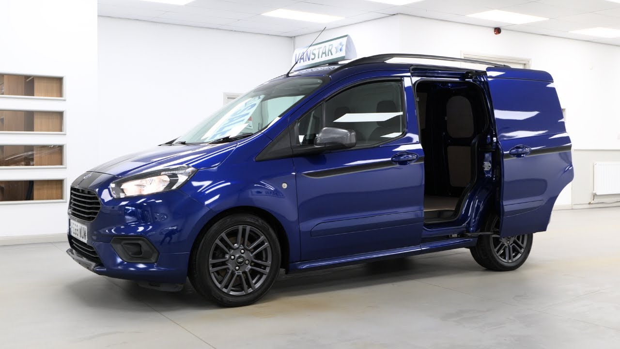 Ford Transit Courier 1.5 Sport Edition Metallic Chrome Blue 5 Door ...