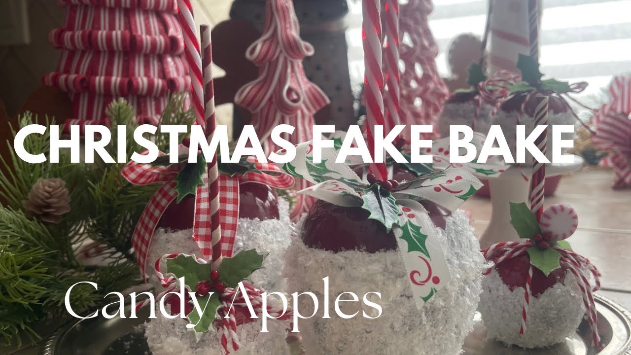 Fake Bake DIY Series #1🌹Adorable Candy Apples - YouTube